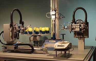 Festo Pneumatics > Helps create an innovative automated tennis ball tester.